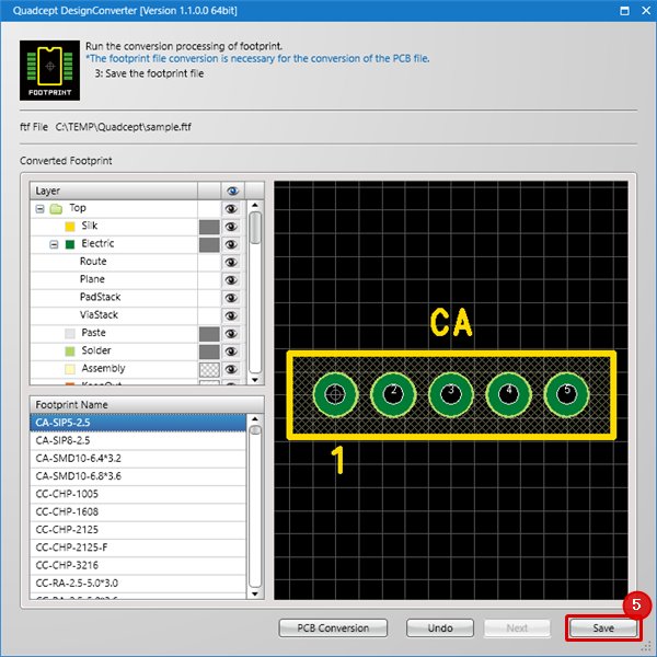Quadcept DesignConverter - Converting data from CR-5000 Board Designer